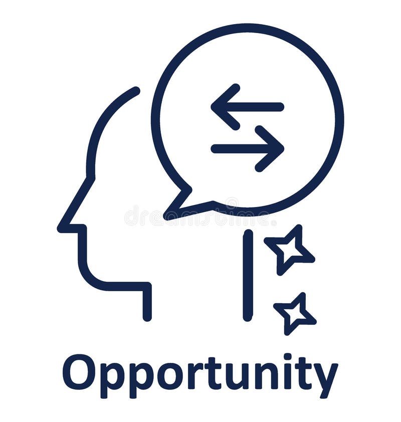 Opportunity Isolated Vector Icon that Can Easily Modified or Edit ...