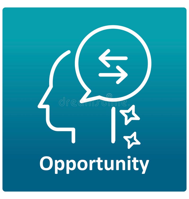 Opportunity Isolated Vector Icon that Can Easily Modified or Edit ...