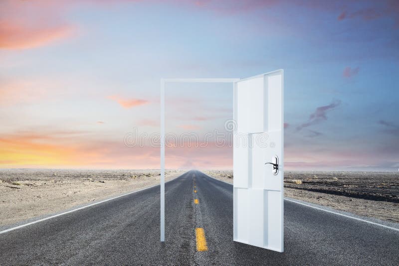 Opportunity and Path Concept Stock Photo - Image of horizon, concept ...