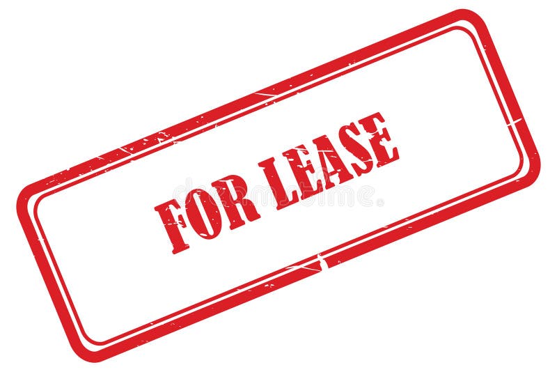 For lease stamp on white stock illustration. Illustration of explained ...