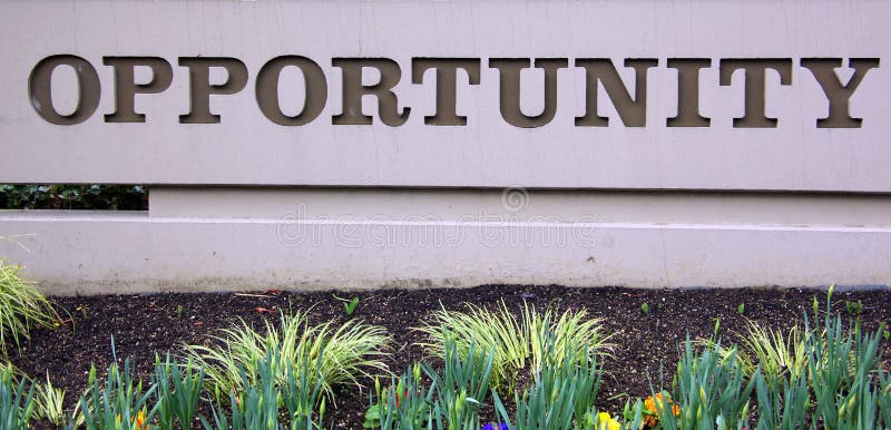 Opportunity Sign Logo Art Business Possibilities Goal Accomlishment ...