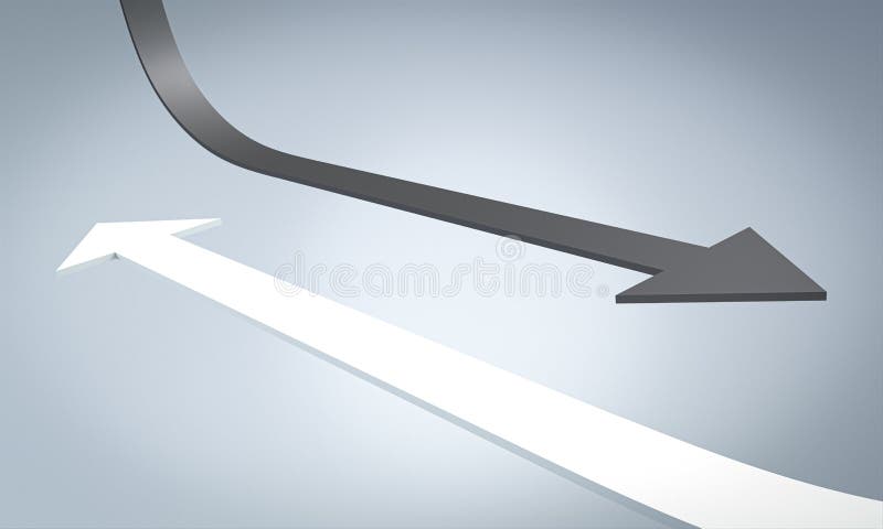 Opposing Arrows Stock Illustrations – 142 Opposing Arrows Stock ...