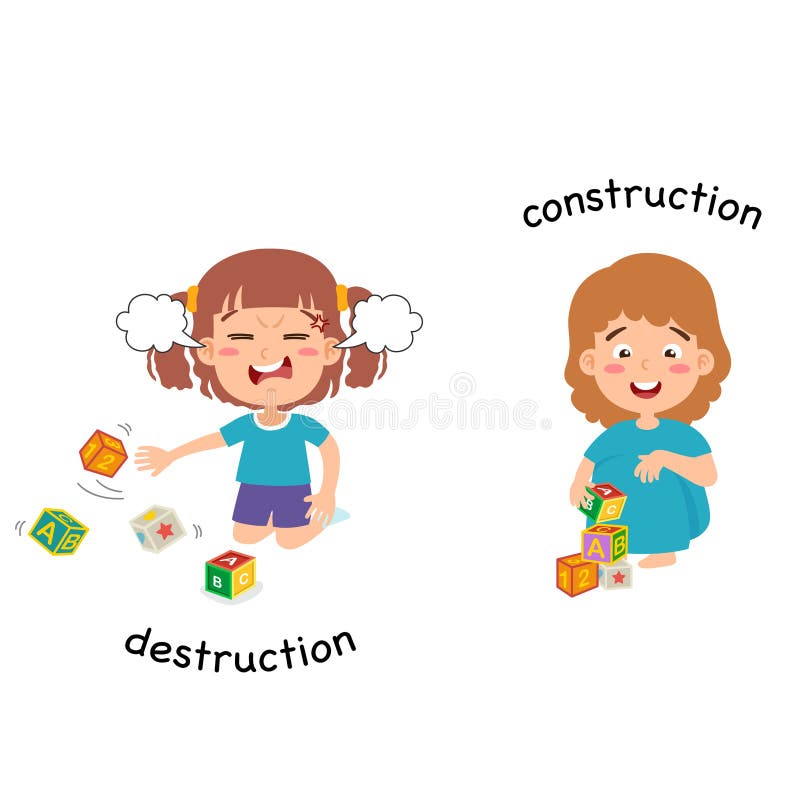 Opposite Destruction Stock Illustrations – 33 Opposite Destruction ...