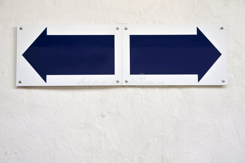 Opposite directions stock image. Image of guide, direction - 10502809