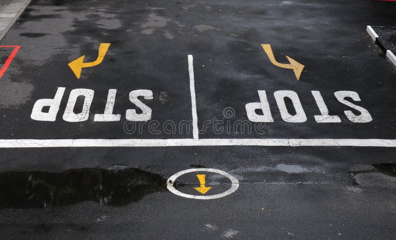 Opposite Directions stock photo. Image of right, stopsign - 7491086