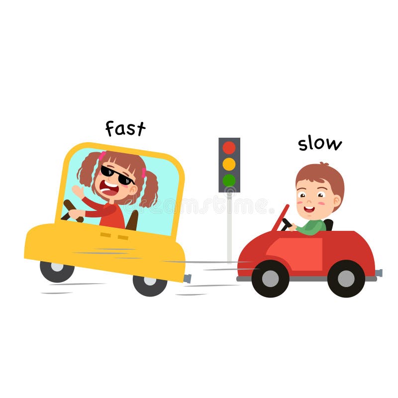 Fast And Slow Clipart
