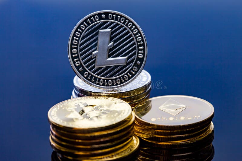 Techcoin stock image. Image of bitcoin, metal, etherium - 110980933