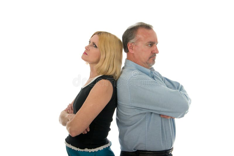 Opposite Sides Argument 2 stock image. Image of emotion - 1810153