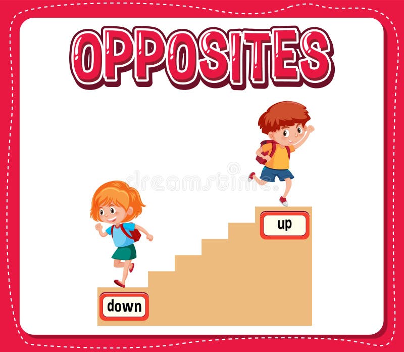 Opposite Up Down Cartoon Stock Illustrations – 53 Opposite Up Down ...