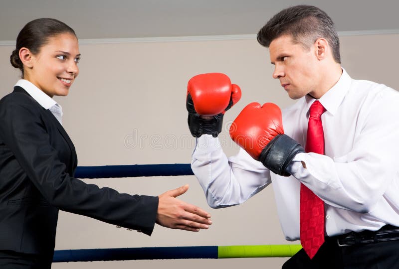 Opposition stock photo. Image of boxing, kickboxing, corporate - 10187690