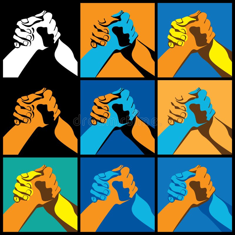 Hands stock vector. Illustration of symbolism, logo, strength - 59713749