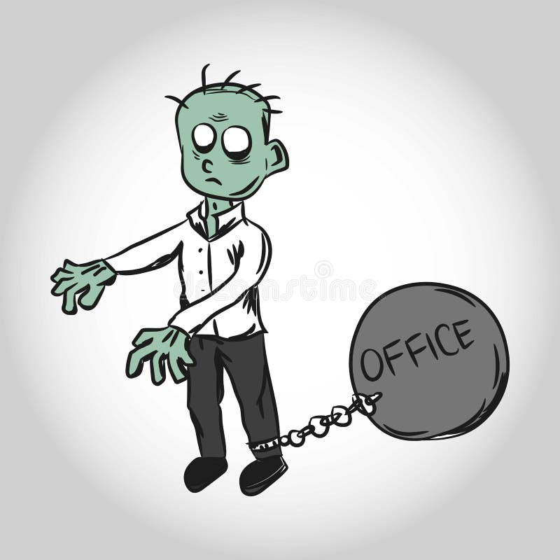 Office Worker Zombie Stock Illustrations – 154 Office Worker Zombie ...