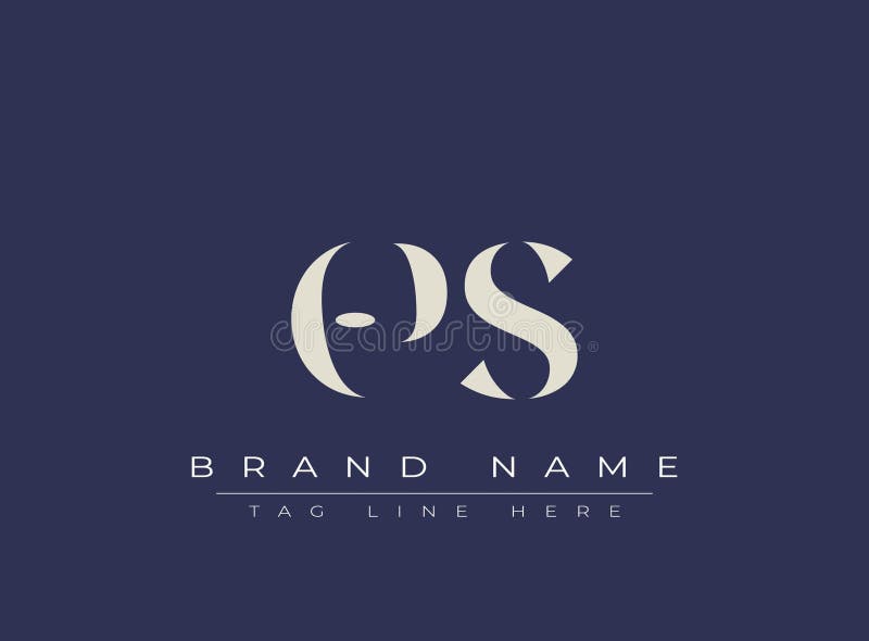 OPS Abstract Letter Logo Design Stock Vector - Illustration of clip ...