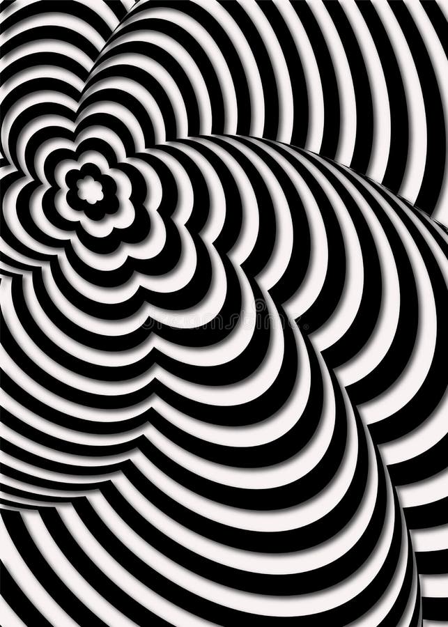 Opt Art Illustration stock illustration. Illustration of design - 44271608