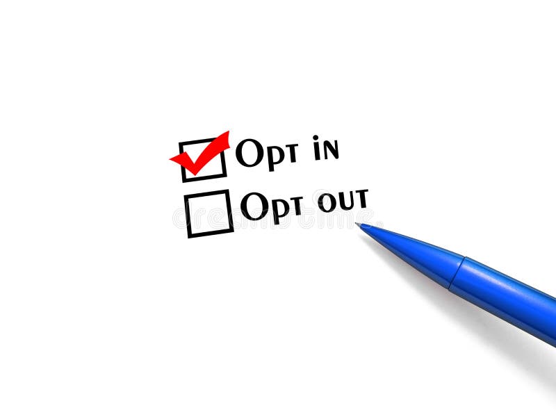 Opt Out Stock Illustrations – 198 Opt Out Stock Illustrations, Vectors ...