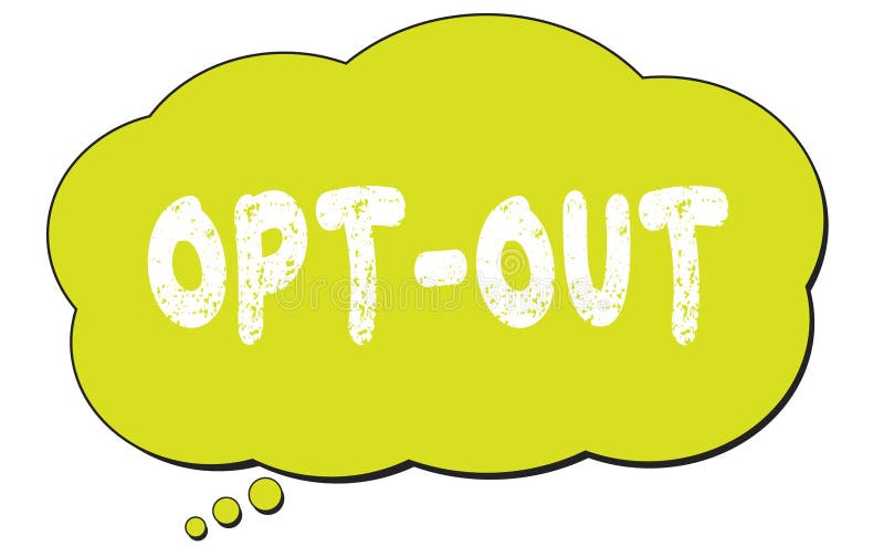 Opt Out Stock Illustrations – 199 Opt Out Stock Illustrations, Vectors ...