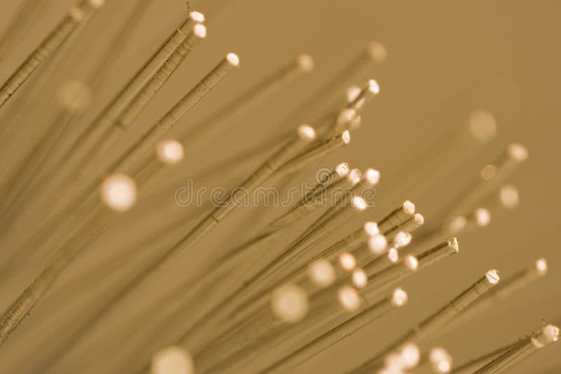 Optic Fiber Gold Look Background Stock Image - Image of line, hitech ...