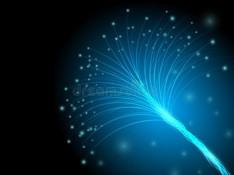 Super Fast Fibre Optic stock vector. Illustration of technology - 30318581