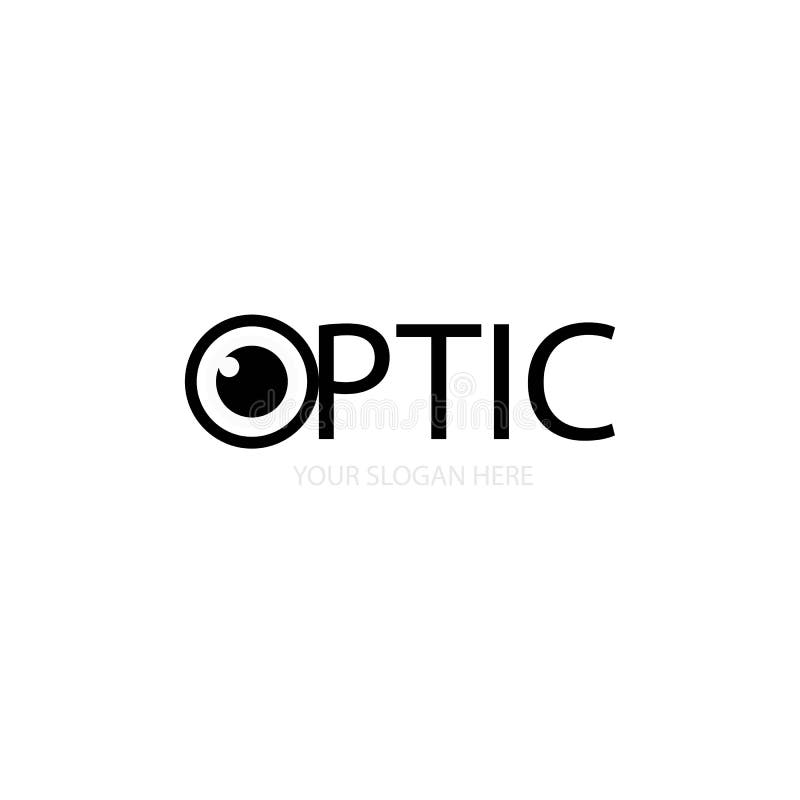 Optic Icon Logo Free Vector Stock Vector - Illustration of look ...