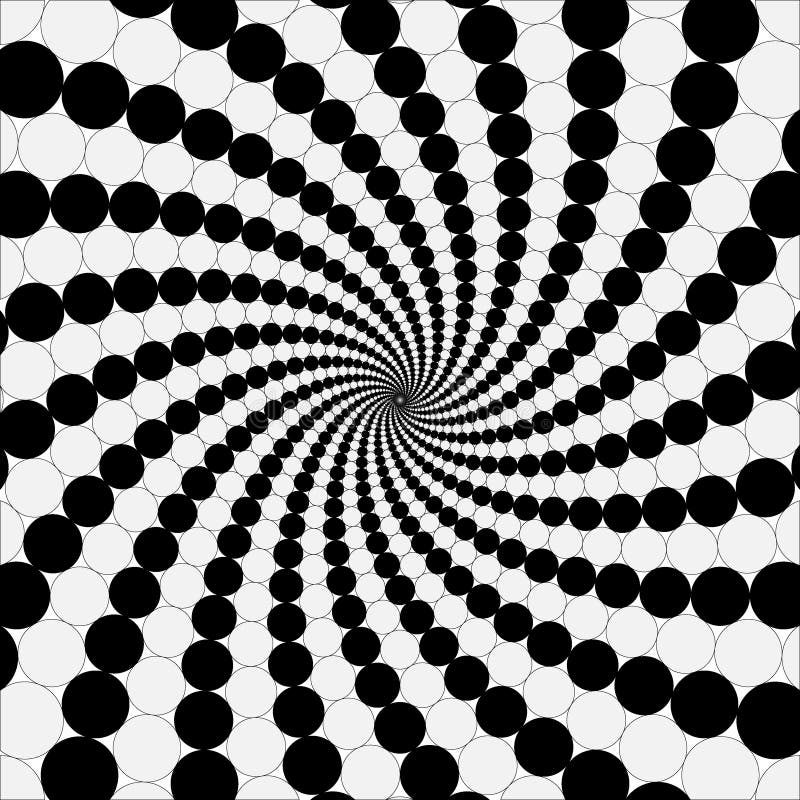 Optic Illusion.geometric Seamless Pattern Stock Vector - Illustration ...