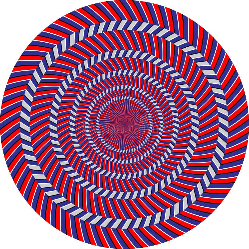 Optic Illusion.geometric Seamless Pattern Stock Vector - Illustration ...