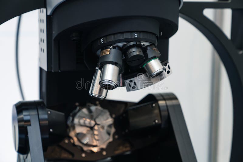Optic Machine for Precise Measurement Stock Photo - Image of measure ...