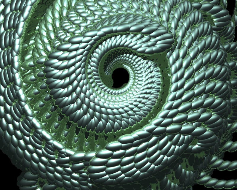 Optical Art Bioform stock illustration. Illustration of kaleidoscopic ...