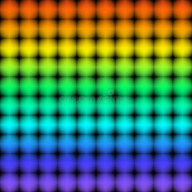 Colour spectrum grid stock illustration. Illustration of saturation ...
