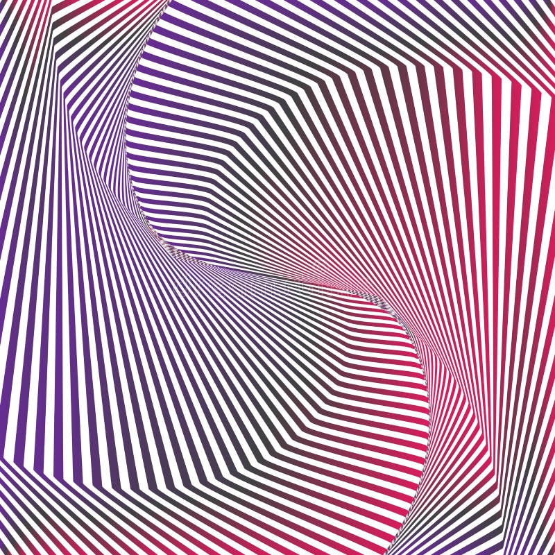 Optical Art. Optical Illusion Background. Modern Abstract Geometric ...