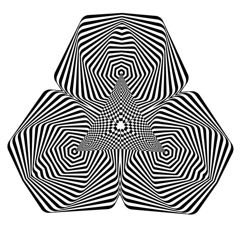 Optical Art stock vector. Illustration of decoration - 41395006