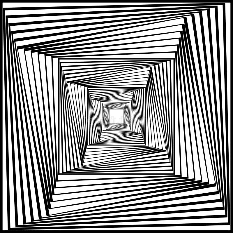 Optical Art stock vector. Illustration of join, escher - 86408128