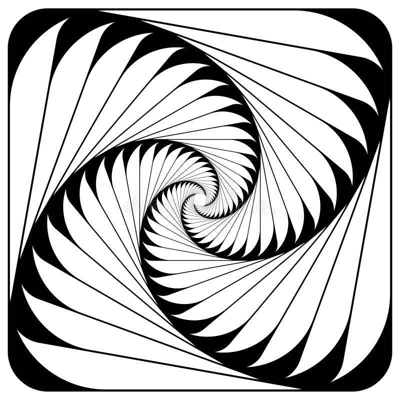 Optical Art stock vector. Illustration of endless, abstract - 87812401