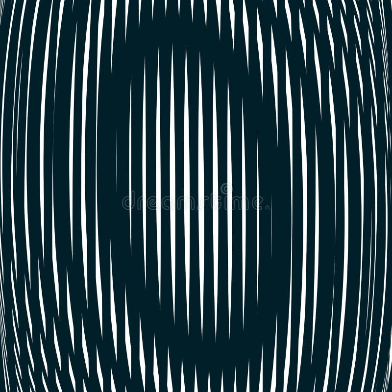 Optical Background with Monochrome Geometric Lines. Moire Pattern Stock ...