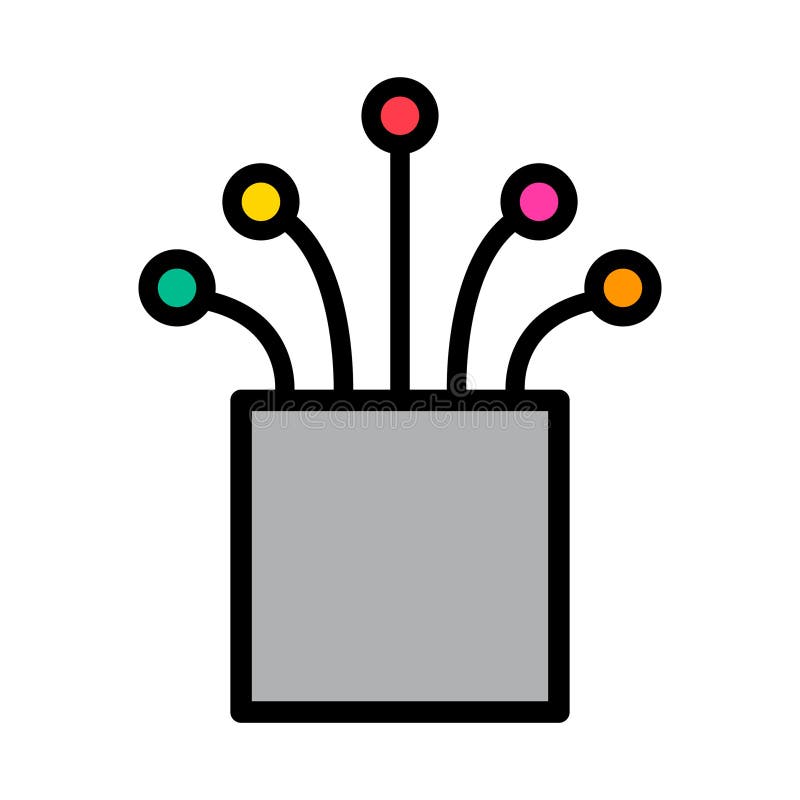 Optical Cable Icon, Technology Information Wire Web Network, Digital ...
