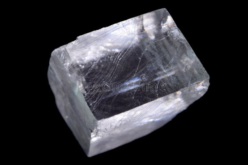 Optical Calcite / Iceland Spar Stock Photo - Image of calcite, geology ...