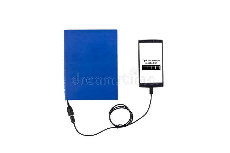 Optical Character Recognition Concept Stock Image - Image of cover ...