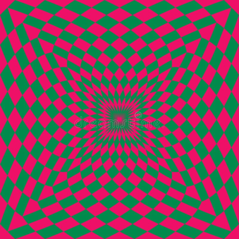 Checkered Optical Illusion stock vector. Illustration of design - 43110045