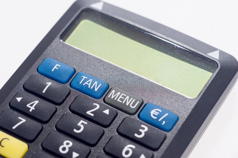 Optical Chip TAN Generator Isolated Stock Image - Image of menu, code ...