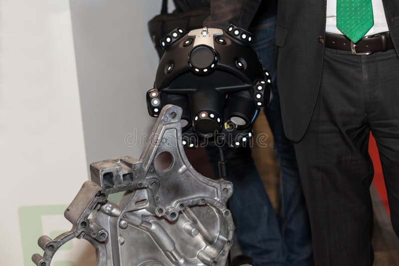 3D Scanner Optical Sensors that Enable High-definition 3D Images Stock ...