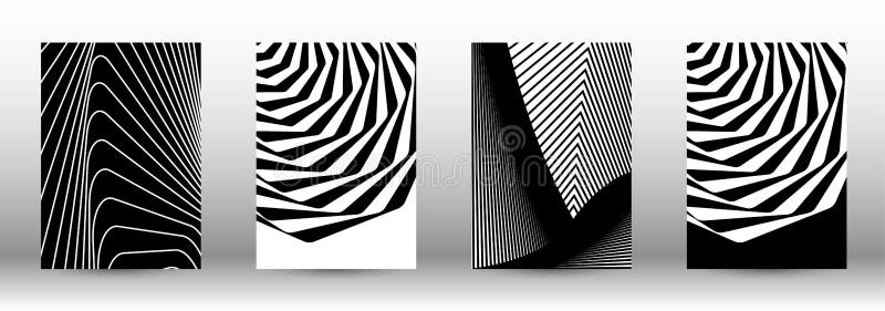 Set of Abstract Psychedelic Backgrounds Stock Vector - Illustration of ...