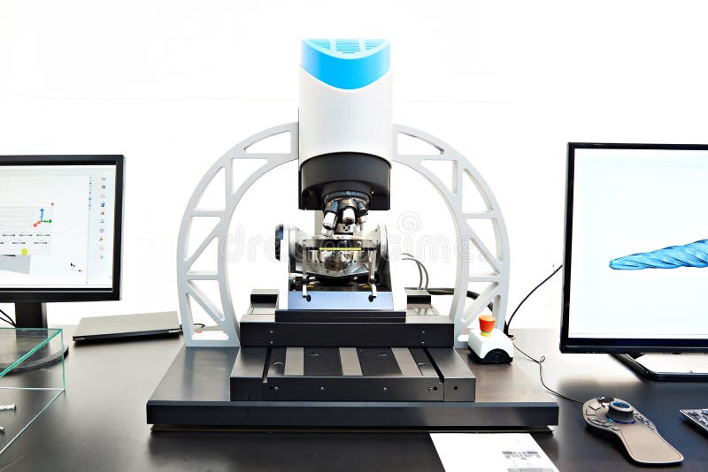 Optical 3D Surface Measurement System Stock Image - Image of ...