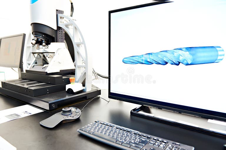 Optical 3D Surface Measurement System Stock Image - Image of control ...
