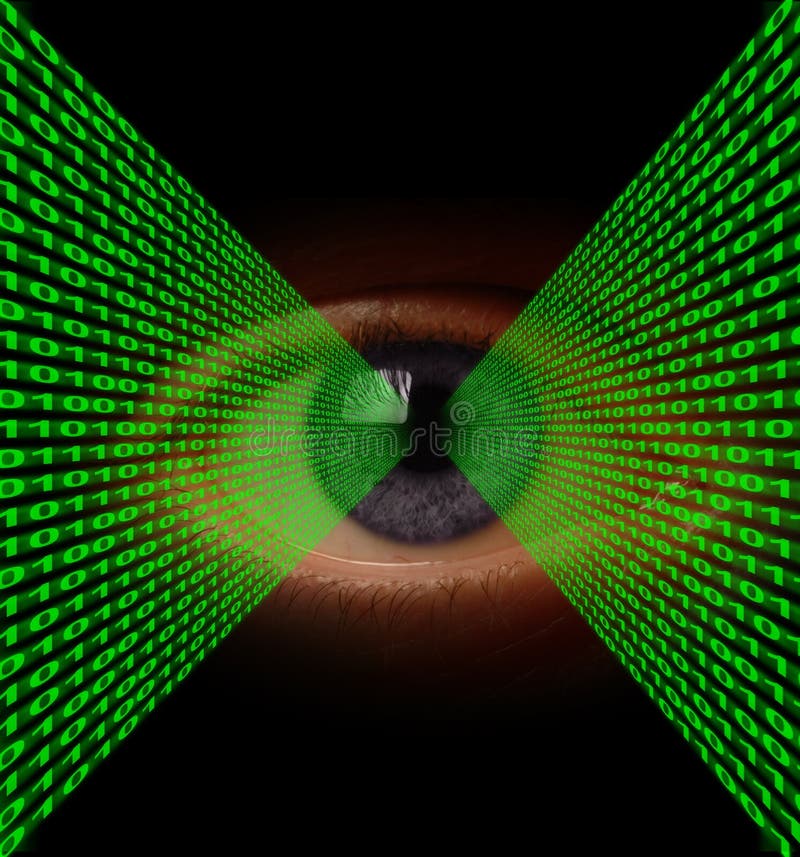 Optical Data Transfer stock image. Image of learning - 26243299