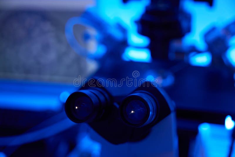 Optical Device Used for Magnification of Sample Images, Microscopic ...