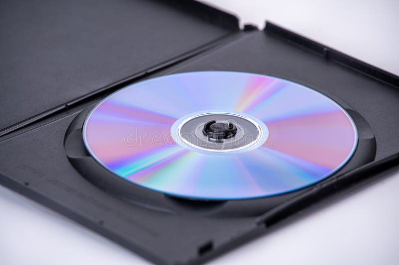 White CD Case Open stock photo. Image of storage, medium - 33766868