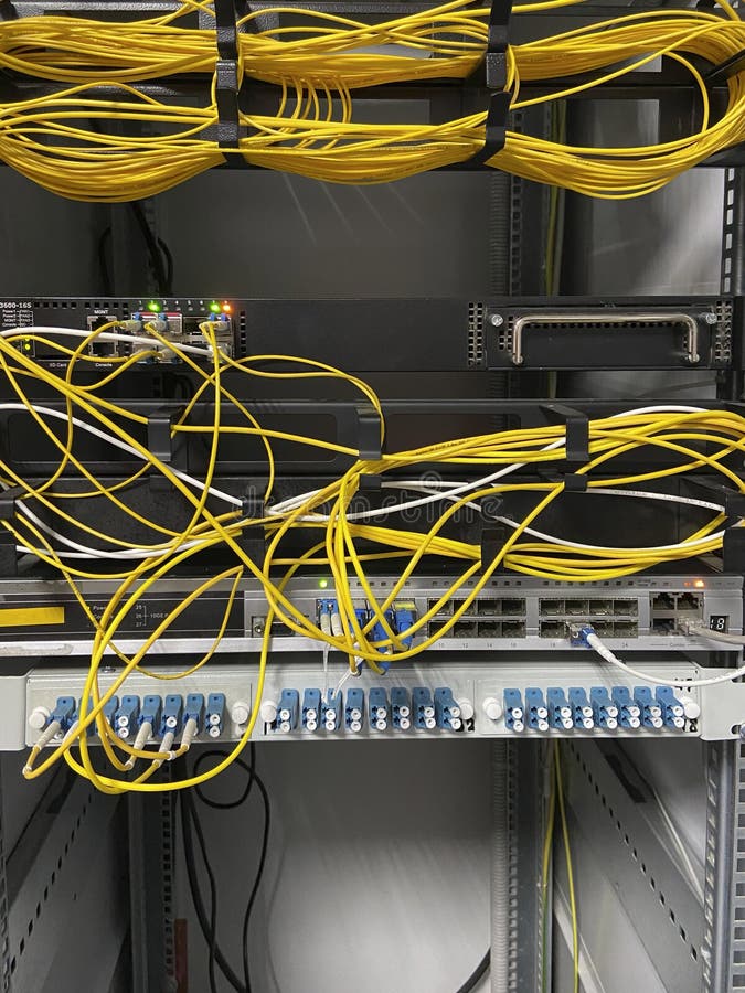 Optical Distribution Panel with Optical Patch Cables in Gigabit Passive ...