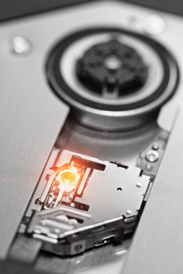 Optical drive stock image. Image of record, disk, write - 28570509