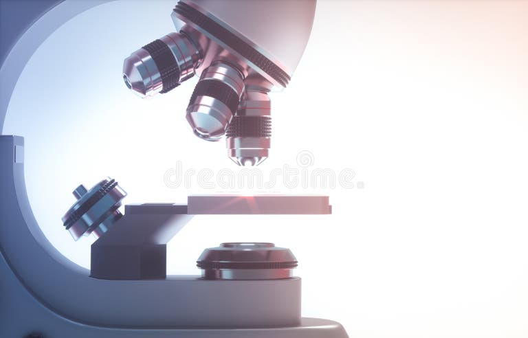 Optical Electron Microscope Clipping Path Included Stock Photo - Image ...