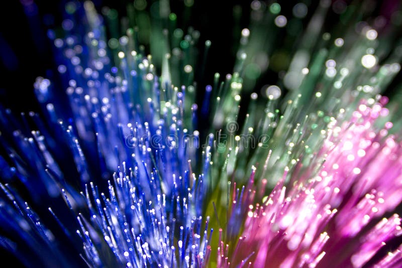 Fiber Optic Bundle stock image. Image of technology, optic - 5586041