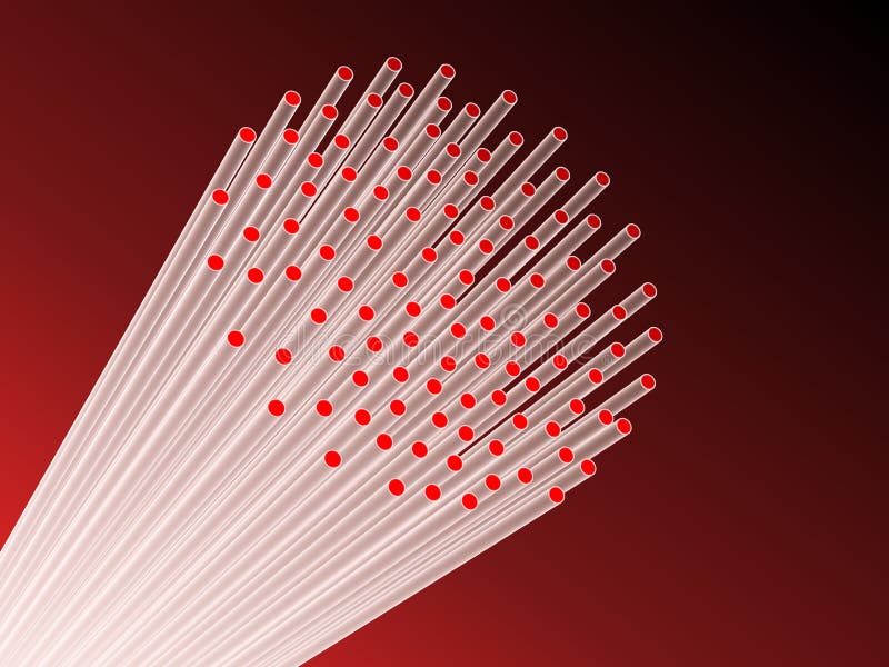 Optical fiber. stock illustration. Illustration of cable - 9955733